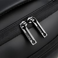 China Black BSCI Business Travel Backpack Laptop Teenager Mens Backpack With USB Charger 180 Degree Opening for sale