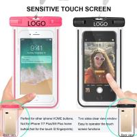 China PVC Waterproof Phone Dry Bag 6.5IN Swimming Pouch for Phones up to 7 Inches for sale