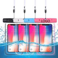 China PVC Waterproof Phone Dry Bag 6.5IN Swimming Pouch for Phones up to 7 Inches for sale