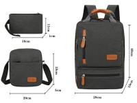 China 3 in 1 Anti Theft Travel Laptop Backpack 15.6 Inch Waterproof School Bag BSCI ISO for sale