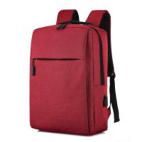China Custom USB Charging Waterproof Laptop Backpack 15.6 Inch Business Travel Bag Polyester for sale