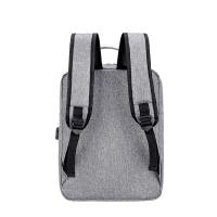 China Custom Logo Waterproof Business Laptop Backpack with USB Charging 15.6 Inch School Bag for sale