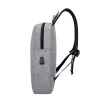 China Custom Logo Waterproof Business Laptop Backpack with USB Charging 15.6 Inch School Bag for sale
