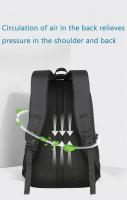 China 15.6 Inch Waterproof Business Laptop Backpack for Men Travel Multipurpose 0.6kg for sale