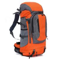 China 75L Waterproof Internal Frame Hiking Backpack Ultra Lightweight Camping Travel Backpack for sale