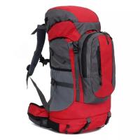 China 75L Waterproof Internal Frame Hiking Backpack Ultra Lightweight Camping Travel Backpack for sale