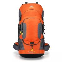 China 60L Lightweight Waterproof Hiking Backpack 70cm Rainproof Backpacks for sale