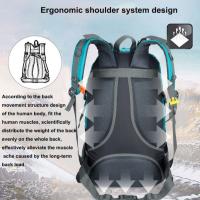 China BSCI Water Resistant Hiking Backpack 60L Hiking Mountaineering Backpack for sale