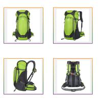 China 64cm Green Waterproof Hiking Backpack 40L Lightweight Travel Backpack for Women for sale