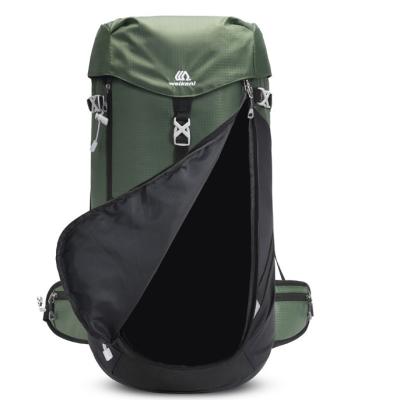 China Outdoor 50L Waterproof Backpack ODM Ultralight Camping Backpack Nylon for sale