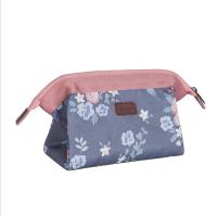 China Custom Logo Polyester 900D Cosmetic Bag 18x13x9cm Zipper Toiletry Pouch for sale