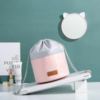 China Multi Function Hanging Cosmetic Bag Cylinder Cosmetic Bag Travel  Portable for sale