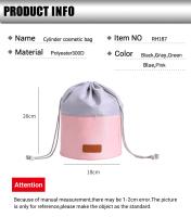 China Multi Function Hanging Cosmetic Bag Cylinder Cosmetic Bag Travel  Portable for sale