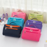 China Polyester Hanging Travel Cosmetic Bag 23x18x13cm Water Resistant Toiletry Organizer for sale