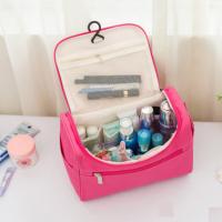 China Polyester Hanging Travel Cosmetic Bag 23x18x13cm Water Resistant Toiletry Organizer for sale