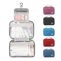 China Hanging Toiletry Bag Organizer 25x16.5cm Waterproof Travel Cosmetic Case with Hook for sale
