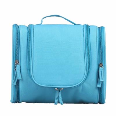 China Heavy Duty Hanging Cosmetic Bag Polyester Travel Toiletry Bag Waterproof 30x20x10cm for sale