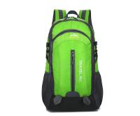 China Orange 40L Waterproof Backpack 55cm Camping Travel Backpack With USB Charge Hole for sale