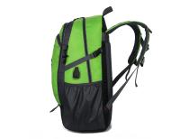 China Orange 40L Waterproof Backpack 55cm Camping Travel Backpack With USB Charge Hole for sale