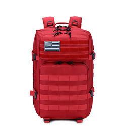 China Red Polyester Tactical Travel Laptop Backpack  45L  Outdoor Military Backpack for sale