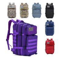 China Red Polyester Tactical Travel Laptop Backpack  45L  Outdoor Military Backpack for sale
