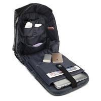 China Burgundy Business Laptop Backpack 46x32x16cm Waterproof with USB Charging Port for sale
