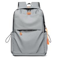 China Grey Waterproof Travel Laptop Backpack Anti Theft USB Charging 45x30x16cm for sale