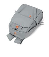 China Grey Waterproof Travel Laptop Backpack Anti Theft USB Charging 45x30x16cm for sale