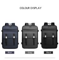 China 31x22x47cm Expandable Travel Business Backpack Waterproof with USB Charger Port for sale