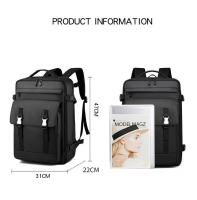 China 31x22x47cm Expandable Travel Business Backpack Waterproof with USB Charger Port for sale