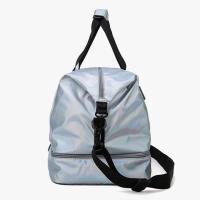 China Waterproof Nylon Gym Duffle Bag with Shoe Compartment 15.6 Inch Laptop Sleeve for sale