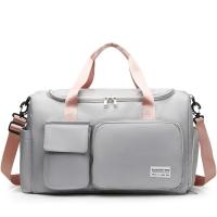 China Soudelor Nylon Waterproof Sports Fitness Weekender Bag 45x20x27cm with Shoe Compartment for sale