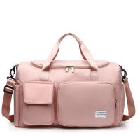 China Soudelor Nylon Waterproof Sports Fitness Weekender Bag 45x20x27cm with Shoe Compartment for sale