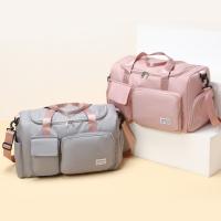 China Soudelor Nylon Waterproof Sports Fitness Weekender Bag 45x20x27cm with Shoe Compartment for sale
