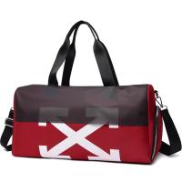 China 35L Gym Duffle Bag for Men Travel Bag with Shoe Compartment USB Port for sale
