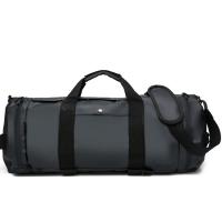 China Waterproof Gym Duffle Bag 40L Men with Shoe Compartment USB Charging Port for sale