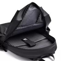 China Waterproof 43cm Laptop Backpack 15.6 Inch Travel Rucksack Big Capacity Durable Nylon for sale