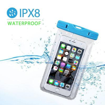 China ISO9001 IPX8 Waterproof Phone Pouch 30m Floating Case for 6.9 inch Phones for sale
