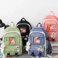 China 1.41 Inch Pink School Backpack Sets Girls Boys 5pc Backpack Set for sale