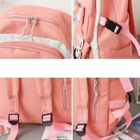 China 1.41 Inch Pink School Backpack Sets Girls Boys 5pc Backpack Set for sale
