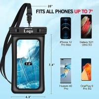 China Universal Waterproof Cell Phone Pouch PVC TPU Case Custom Size CE Certified for sale