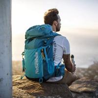 China Polyester 0.1kg Lightweight Waterproof Backpack 60cm Mountain Trekking Bag for sale