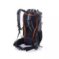 China Black ODM Waterproof Hiking Backpack 65 Litre Mountain Climbing Backpack Outdoor for sale