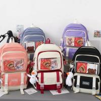 China OEM 1.35 Inch Girls School Bag Set 5 in 1 Large Capacity Backpack with Sling and Pencil Bag for sale