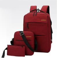 China Large Capacity 45x28x15cm Waterproof 3 in 1 Business Laptop Backpack Unisex for sale
