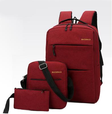 China Large Capacity 45x28x15cm Waterproof 3 in 1 Business Laptop Backpack Unisex for sale