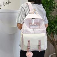 China Women Travel Backpack Sets 4pc Sturdy Laptop Backpack Teens Canvas for sale