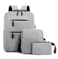 China ODM Polyester Waterproof Laptop Backpack 46x30x12cm Navy Blue Business Travel Bag for sale