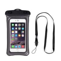 China Floatable Waterproof Cell Phone Pouch Cases Dry Cover Underwater Phone Bag for sale