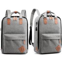 China Grey Business Backpack Sets 43cm Usb Charging 3 In 1 Backpack ISO for sale